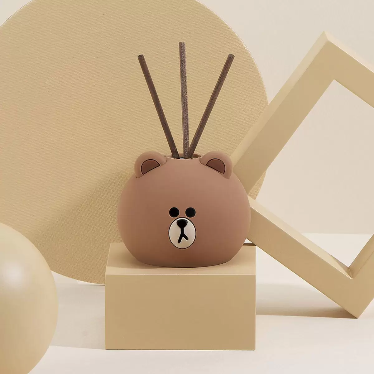 Cocodor LINE FRIENDS 造型系列擴香瓶 50毫升 X 4入組 #139249｜Costco好市多必買推薦