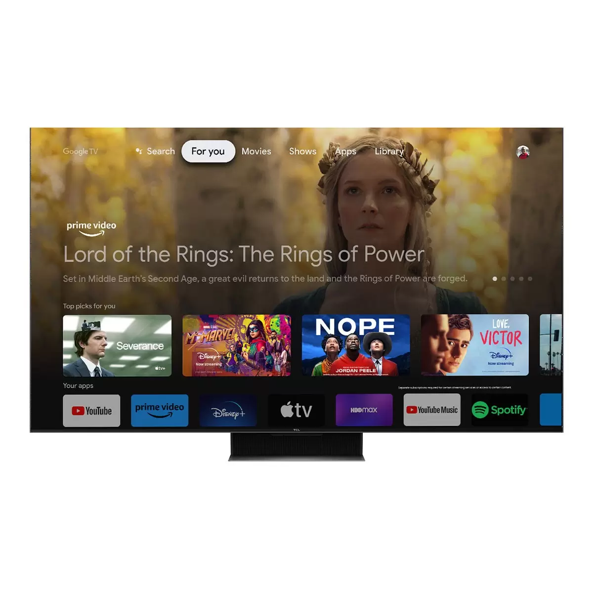 TCL 85吋 4K Mini LED QLED Google TV 量子智能連網液晶顯示器 85C845 #141785｜Costco好市多必買推薦