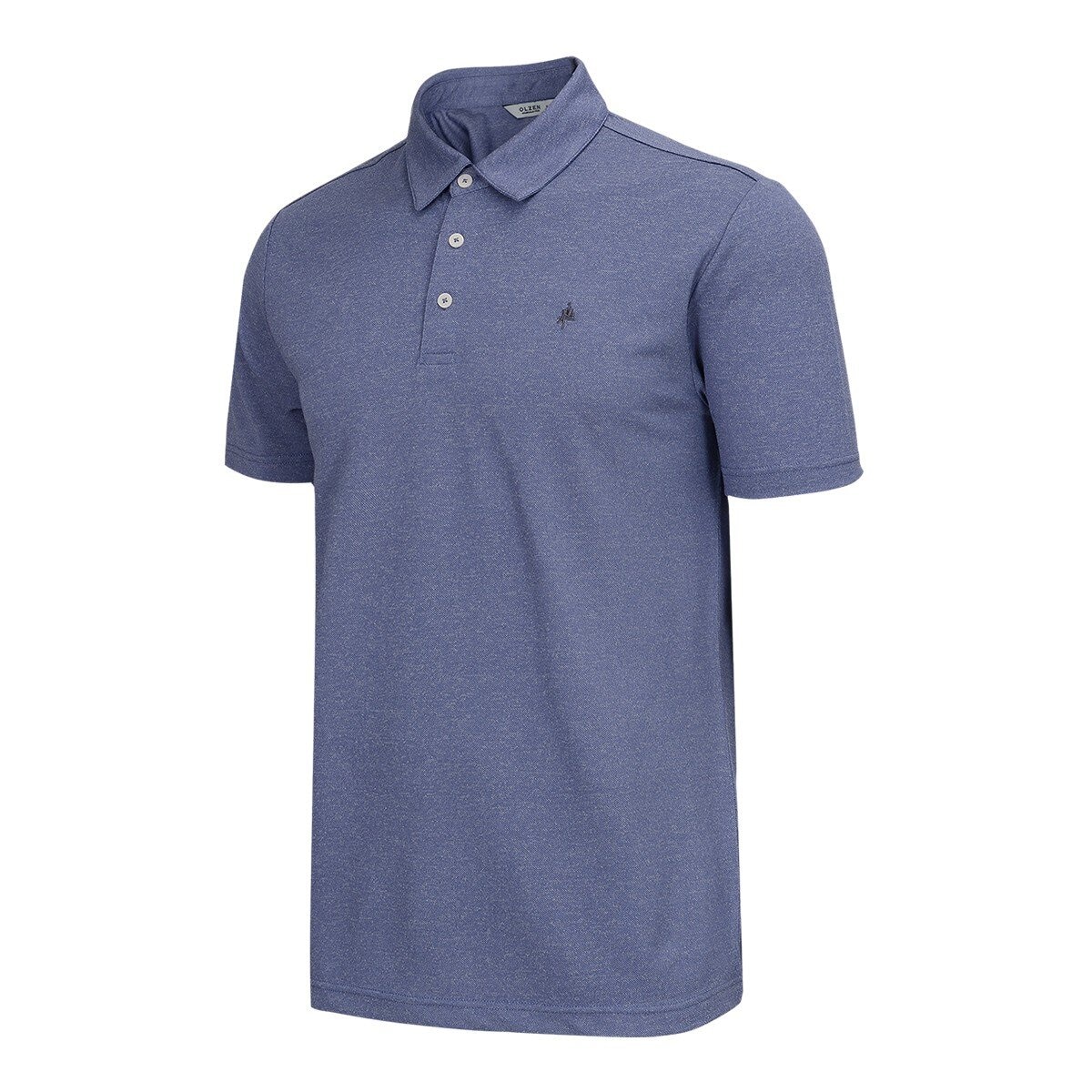 OLZEN 男短袖純色Polo衫 淺藍 | Costco 好市多