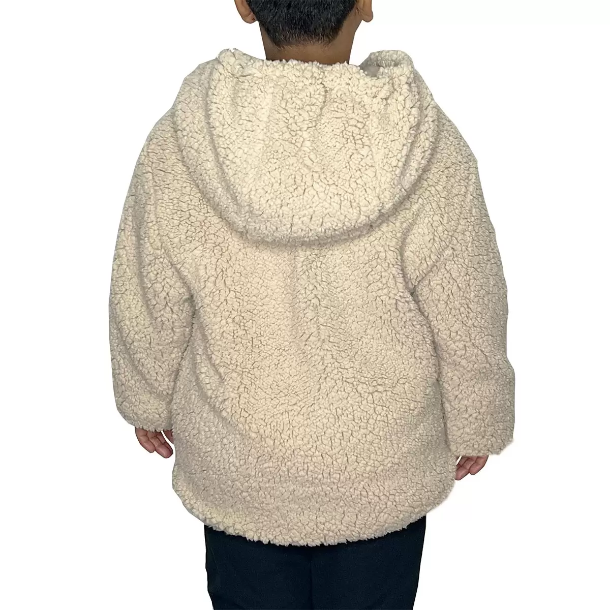 French Connection 兒童毛絨雙面穿外套 淺棕 XS #140613-TAN-0XS｜Costco好市多必買推薦