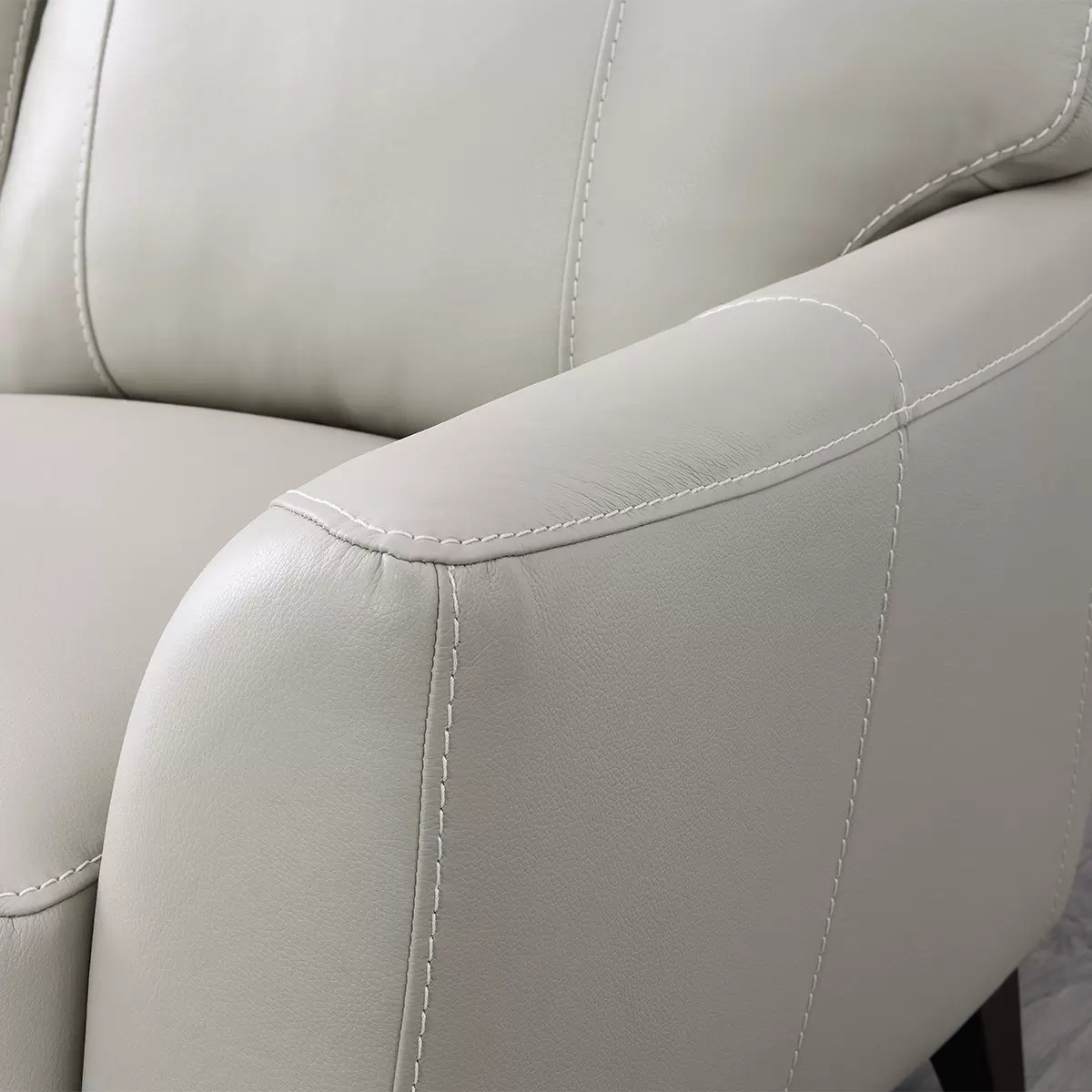 Simon Li 全牛皮三人座沙發 #1570119｜Costco好市多必買推薦