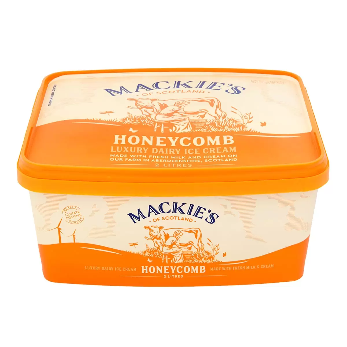 Mackie's 英式焦糖蜂巢狀糖塊冰淇淋 2公升 #122058｜Costco好市多必買推薦