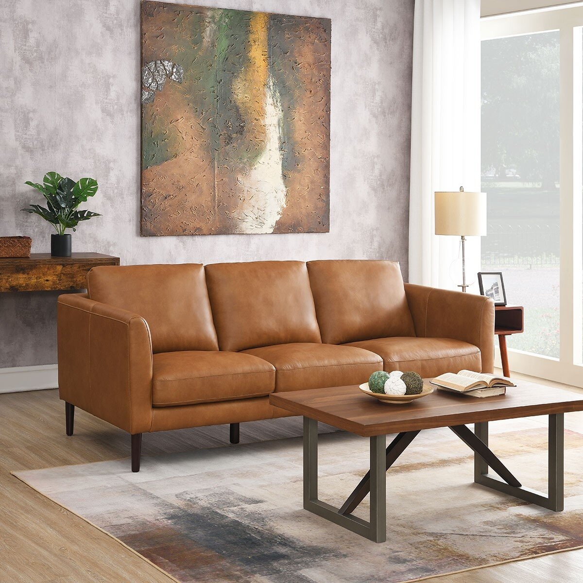 Simon Li 牛皮三人座沙發 | Costco 好市多