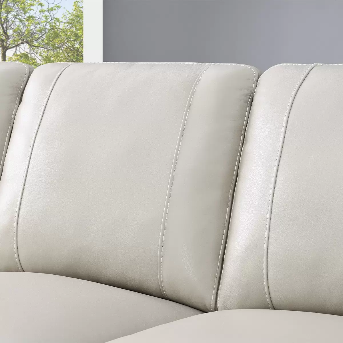 Simon Li 全牛皮三人座沙發 #1570119｜Costco好市多必買推薦