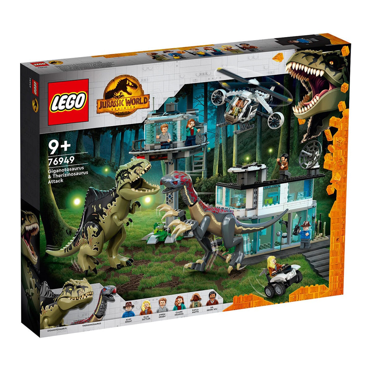 LEGO 侏儸紀世界 Giganotosaurus & Therizinosaurus Attack 76949 ...