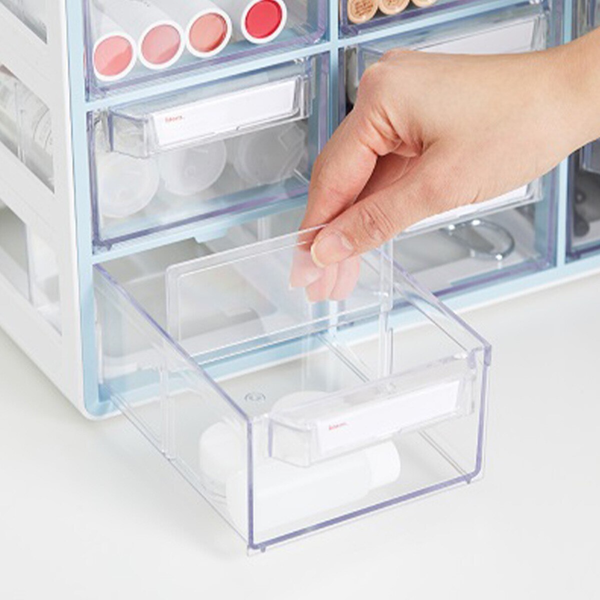 Sysmax 桌上型多用途系統收納盒 12 格抽屜 黃色 | Costco 好市多線上購物