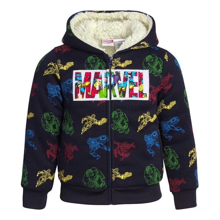 卡通人物兒童拉鍊外套 Marvel | Costco 好市多