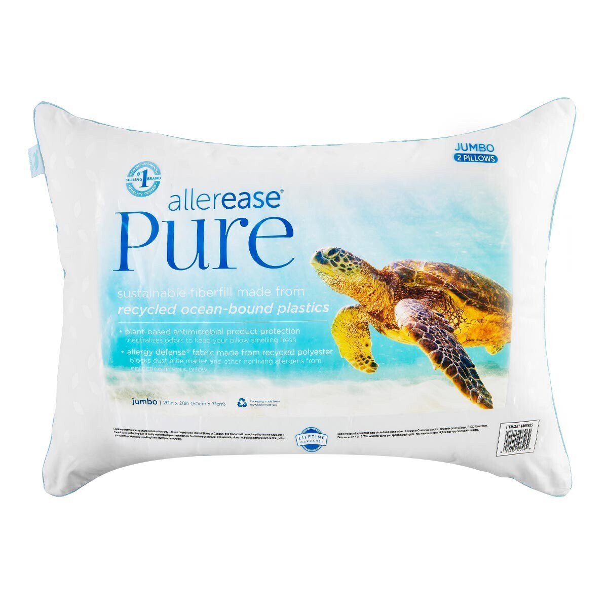 Allerease 舒適纖維枕 2入組 50公分 X 71公分 | Costco 好市多