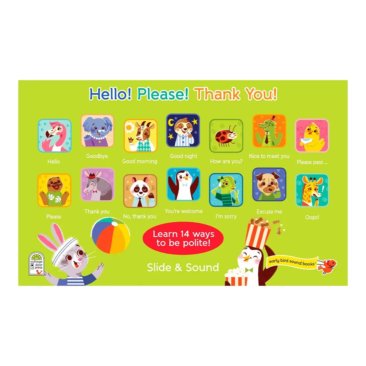 Slide And Sound Book 有聲書 外文書 Hello! Please! Thank you! #1619833-HELLO ...