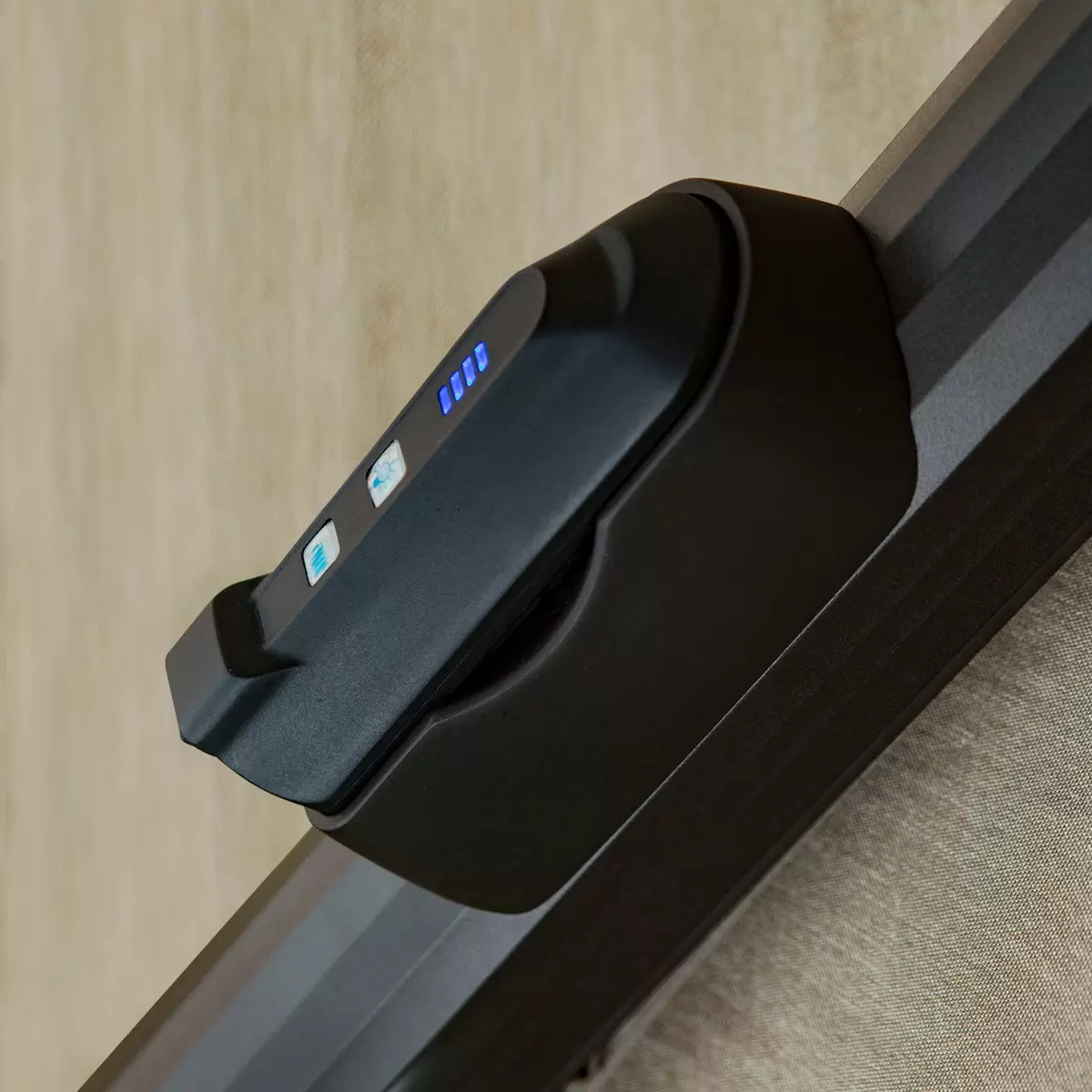 ATLeisure 10呎 LED方形戶外懸臂式遮陽傘含傘座 灰色 #2127235｜Costco好市多必買推薦