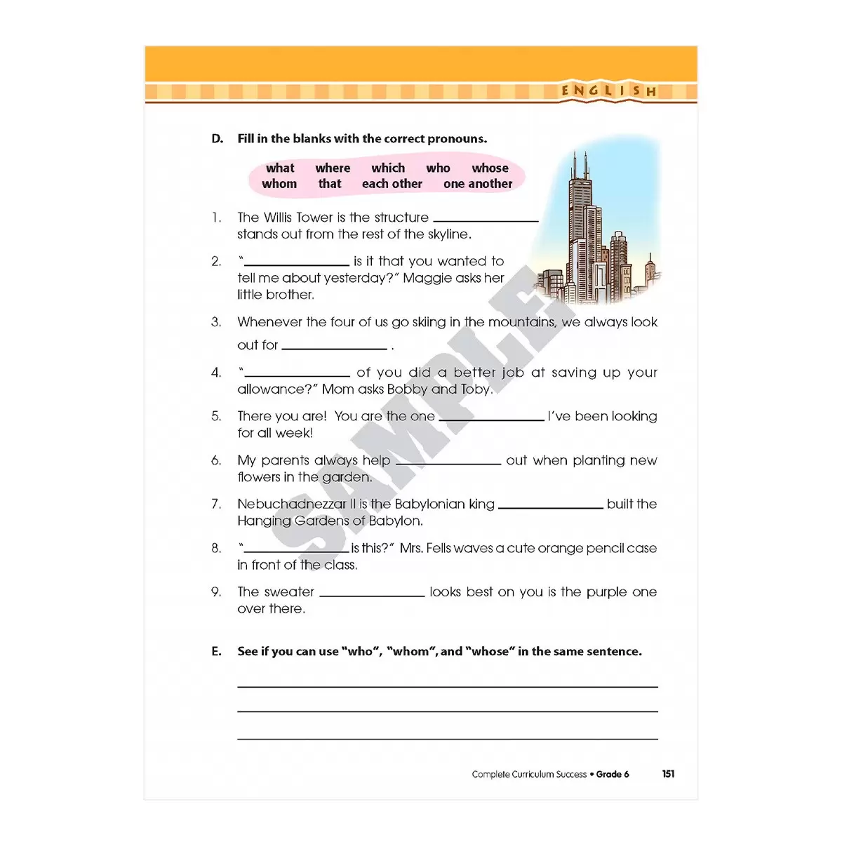 Complete Curriculum Success 英文作業書 外文書 Grade 6 #1619816-6｜Costco好市多必買推薦