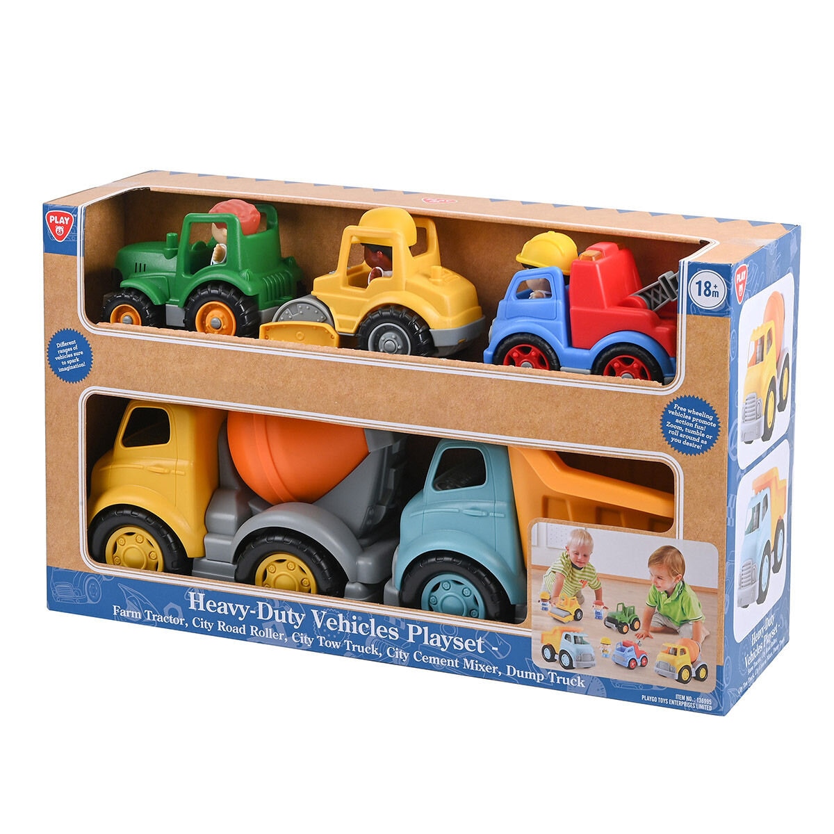 Playgo 迷你工程車組 | Costco 好市多